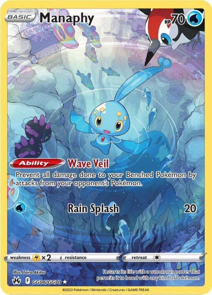 Manaphy GG06/GG70 - Ultra Rare - Crown Zenith - Pokémon TCG | Carton Fino