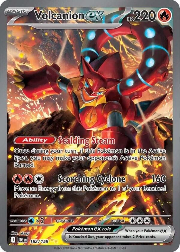 Volcanion ex 182/159 - Special Illustration Rare - Journey Together ...