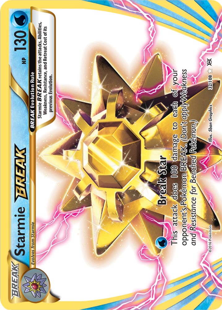 Starmie BREAK 32/108 – Rare BREAK – Evolutions – Pokémon TCG | Carton Fino