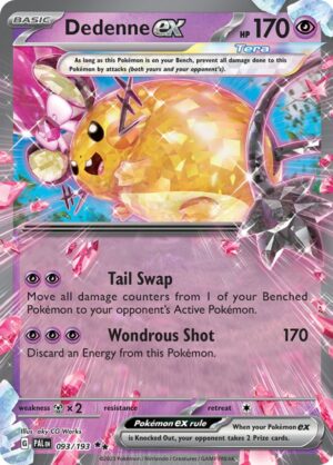 Dedenne ex 093/193 – Double Rare – Paldea Evolved – Pokémon TCG ...